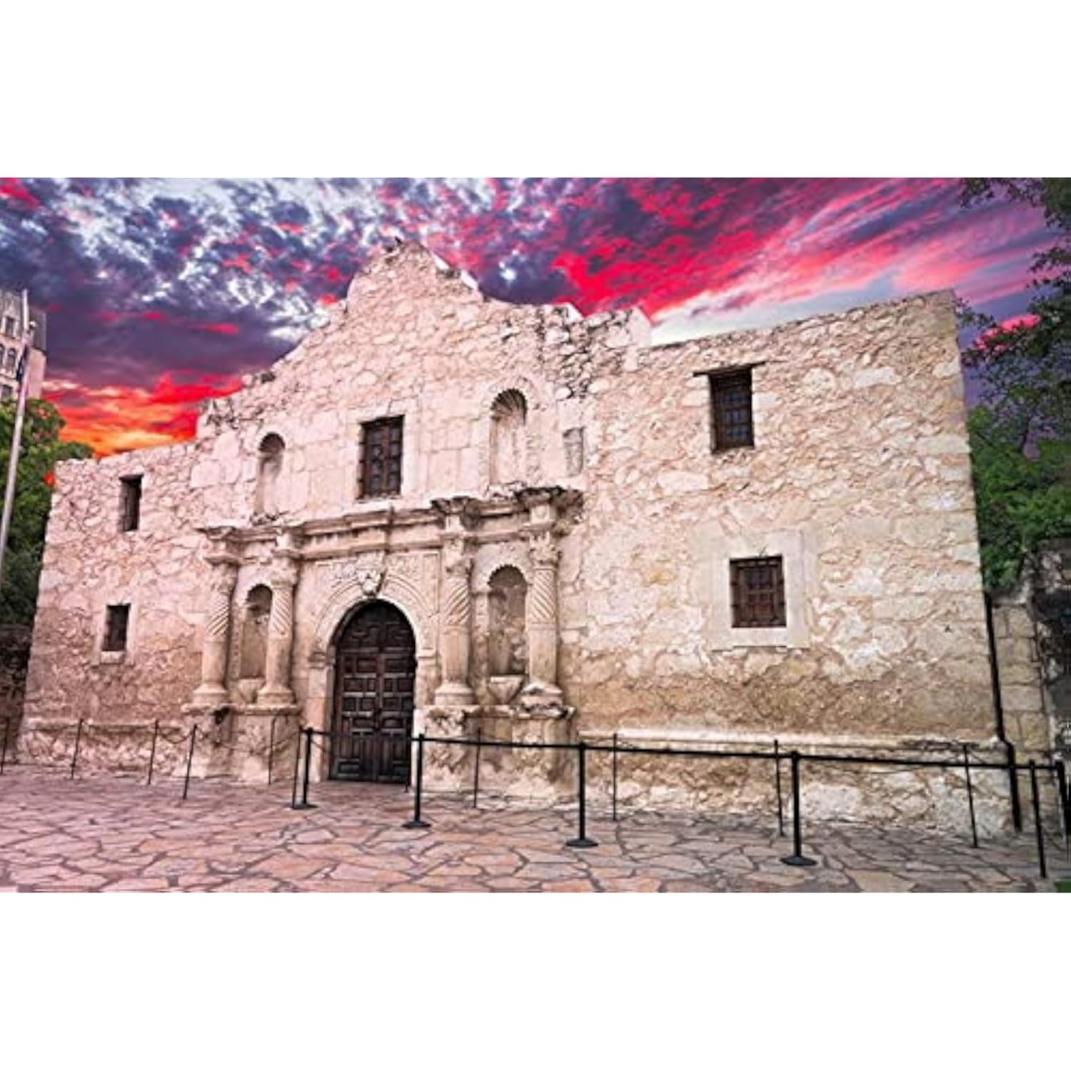 Jigsaw Puzzle 500 Pieces for Adults - The Alamo Texas Puzzles - Wooden ...