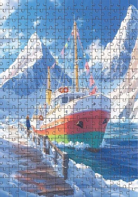 Jigsaw Puzzle 500 Pieces for Adults Glacier Navigation Cruise Ship ...