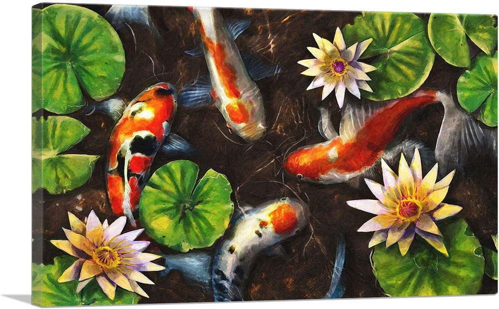 Jigsaw Puzzle 500 Pieces for Adults Koi in The Pond Jigsaw Puzzle Koi ...