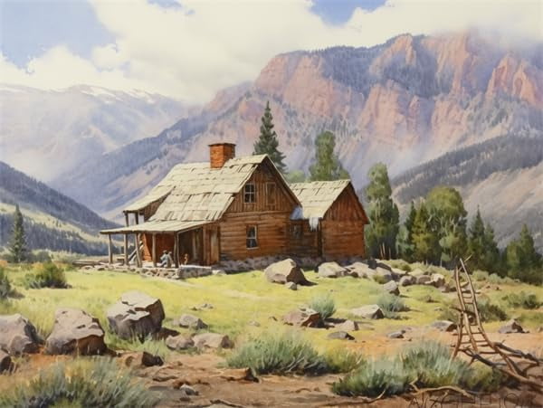 Jigsaw Puzzle 500 Pieces For Adults Western Ranch Horse Cowboy Country ...