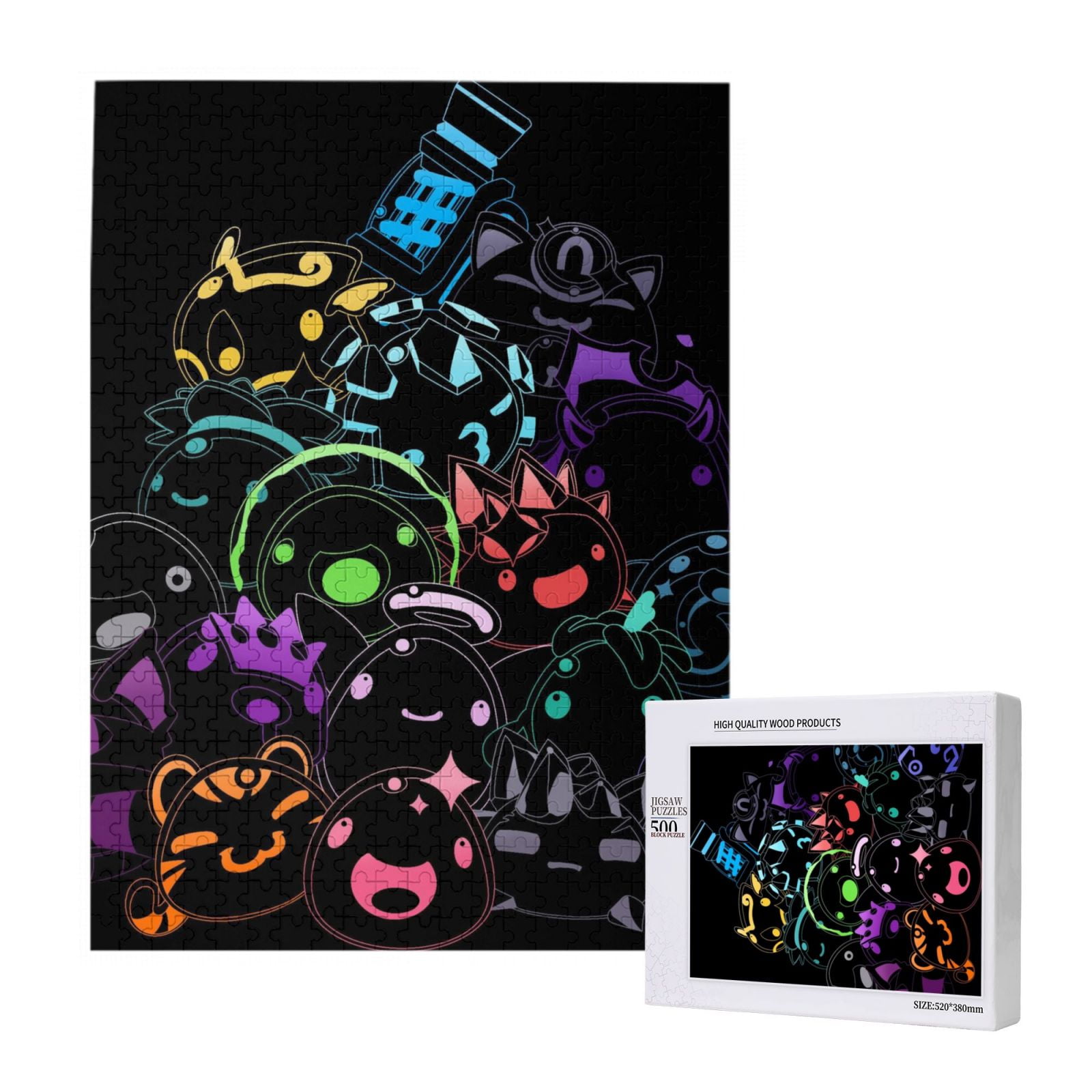 Jigsaw Puzzle 500 Pieces, Slime Rancher Wooden Puzzle Picture ...