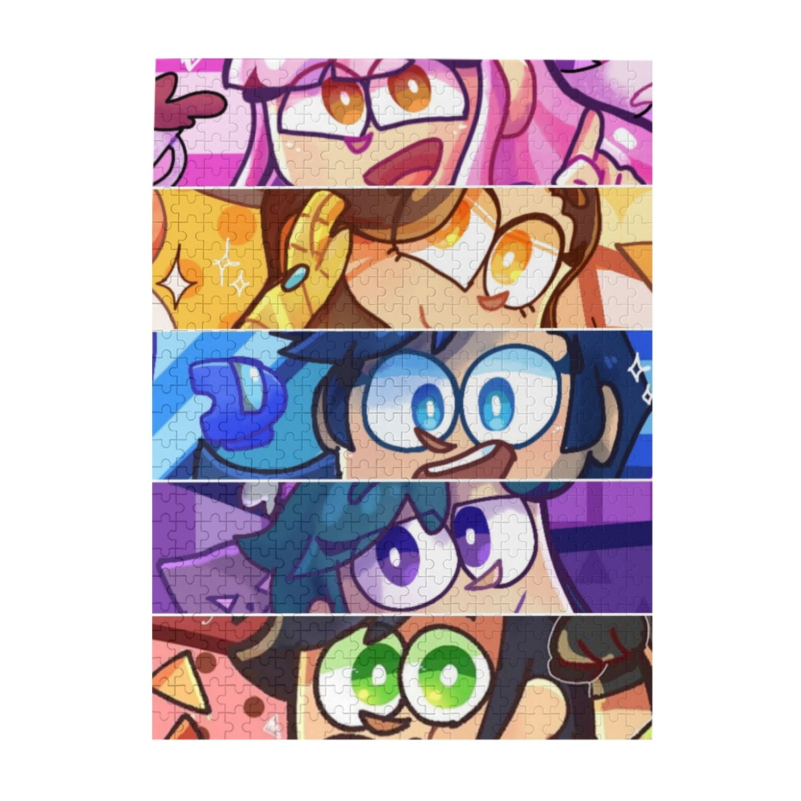 Jigsaw Puzzle 500 Pieces, The Krew Its Funneh Jigsaw Puzzle Wooden Toys ...