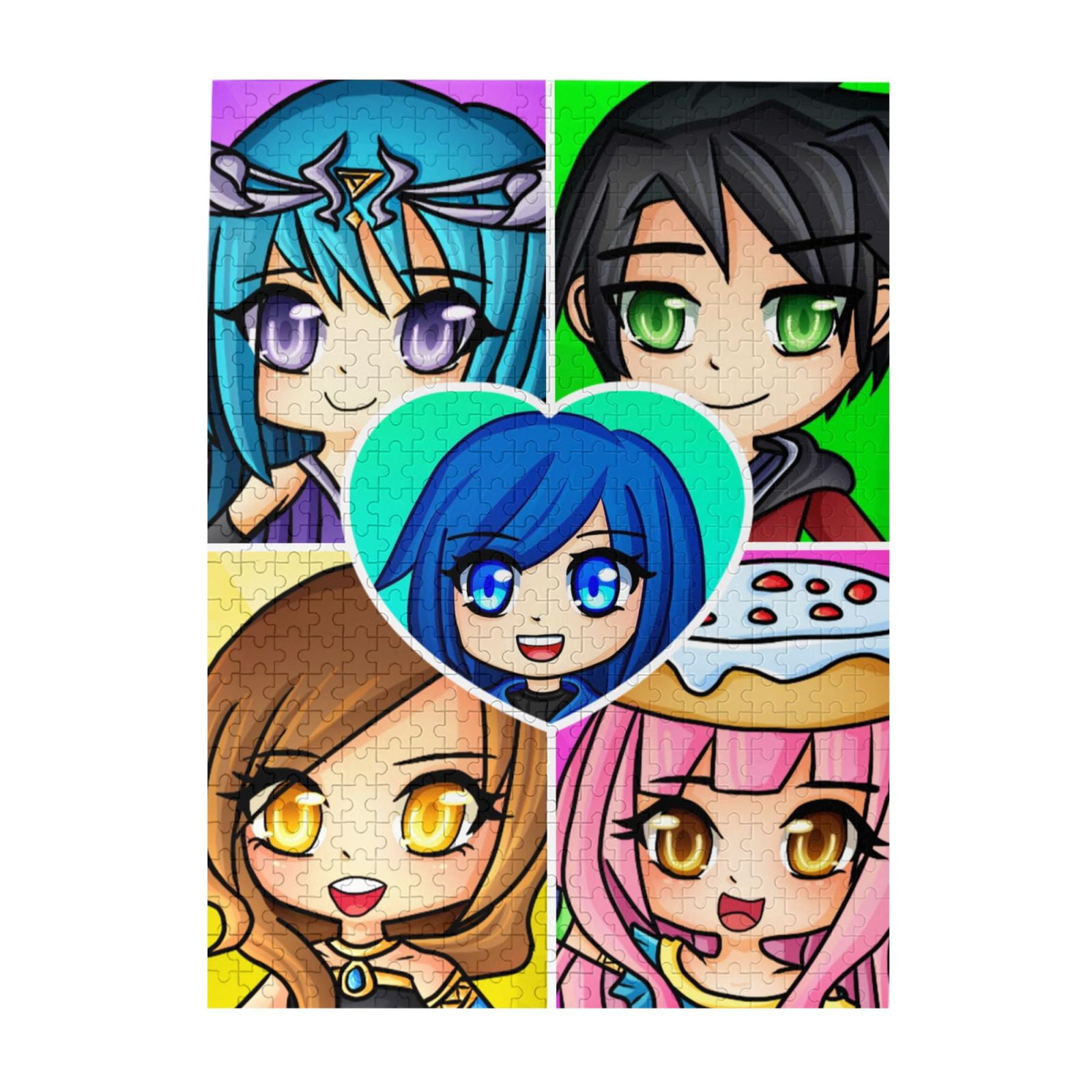 Jigsaw Puzzle 500 Pieces, The Krew Its Funneh Jigsaw Puzzle Wooden Toys ...