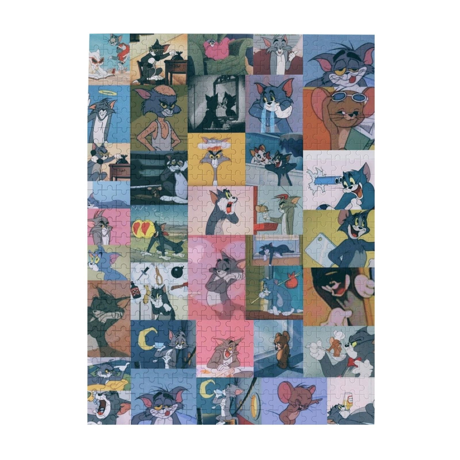 Jigsaw Puzzle 500 Pieces, Tom and Jerry Jigsaw Puzzle Wooden Toys ...