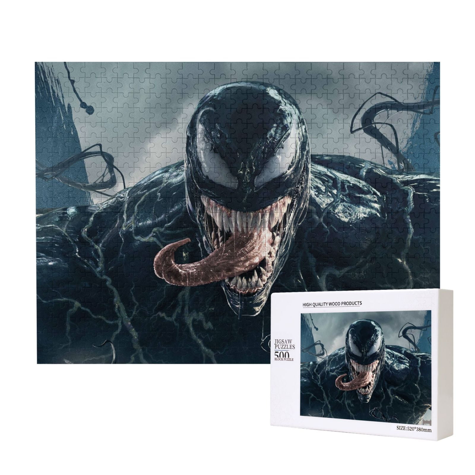 Jigsaw Puzzle 500 Pieces, Venom Wooden Puzzle Picture Decoration Toys ...