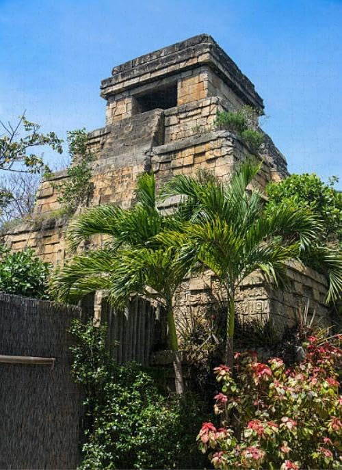 Jigsaw Puzzle 500 Pieces for Adults Mayan Temple Pyramid Low Angle View ...