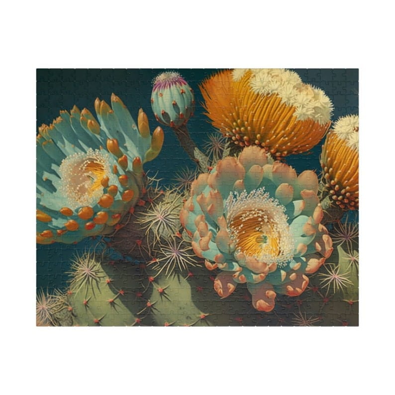 Jigsaw Puzzle for Adults - 300 Piece - Cactus Flower Jigsaw Puzzle ...