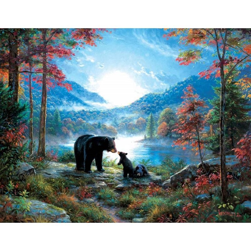 Jigsaw Puzzle for Adults - 500 Piece - Bedtime Kisses Bear Jigsaw ...
