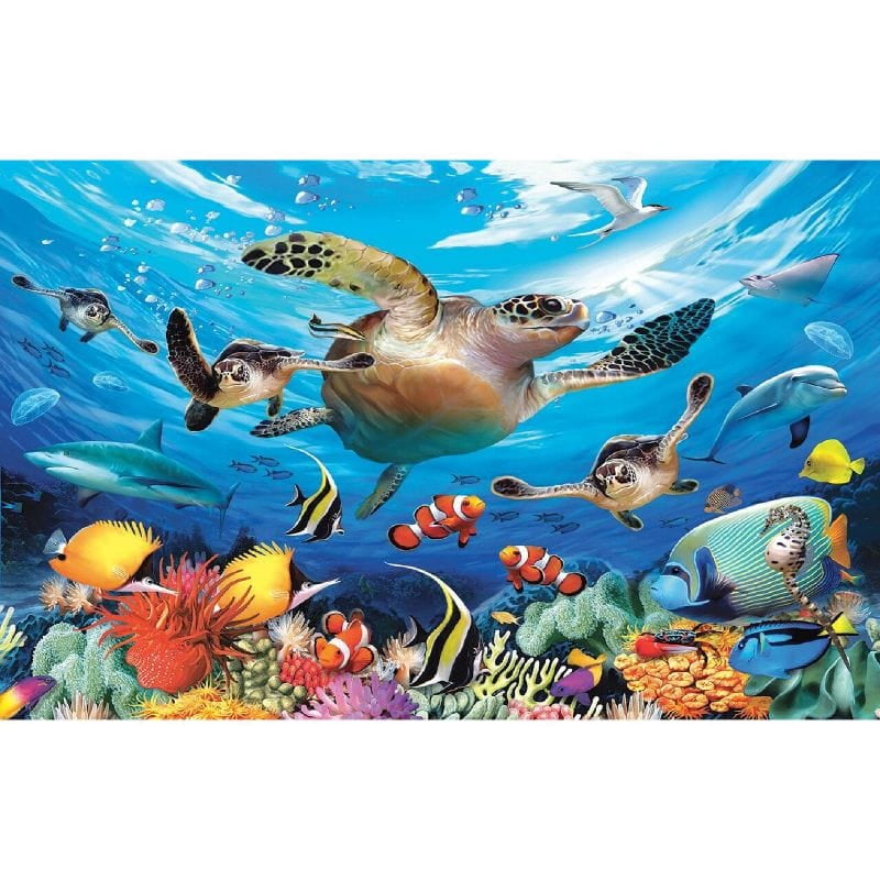Jigsaw Puzzle for Adults - 500 Piece - Journey Of The Sea Turtles ...