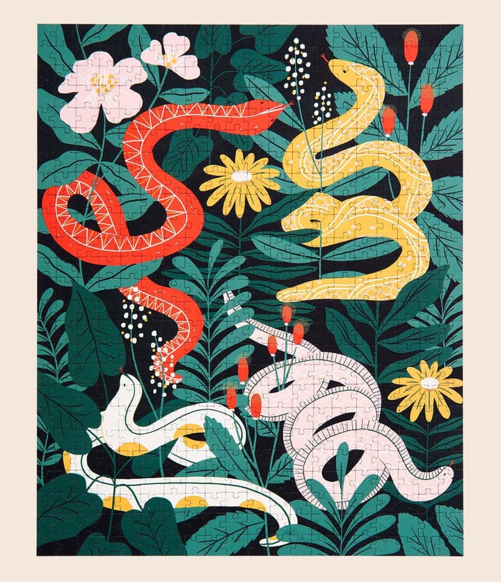 Jigsaw Puzzle for Adults - 500 Piece - Snakes In The Garden Jigsaw ...