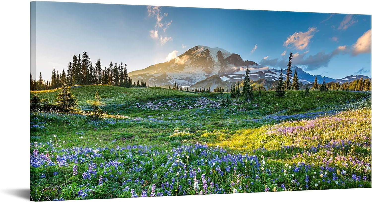 Jigsaw Puzzle for Adults -Beautiful Mount Rainier at Sunrise Scenery ...