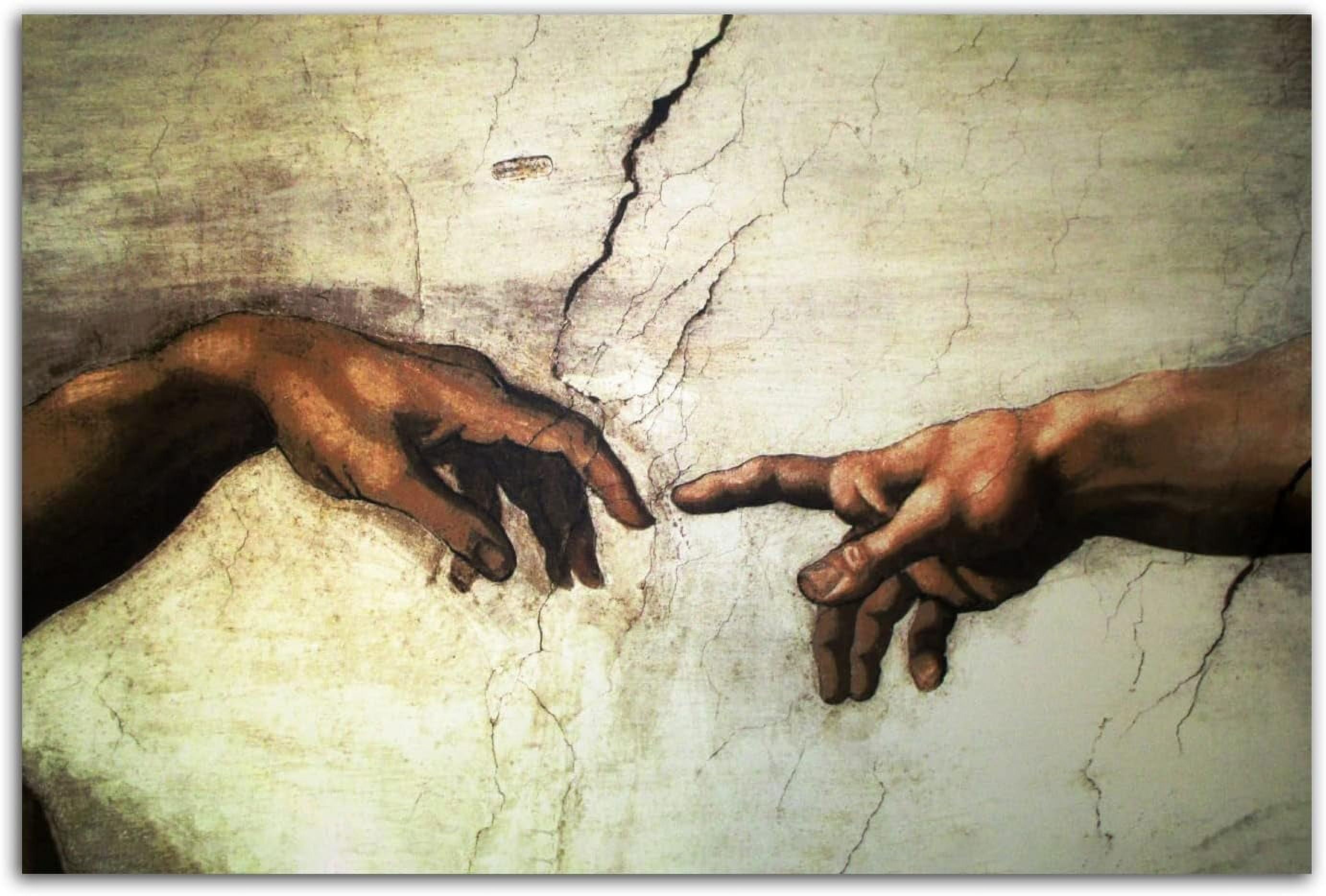 Jigsaw Puzzle for Adults Hand of God Creation of Adam Wooden Puzzles ...