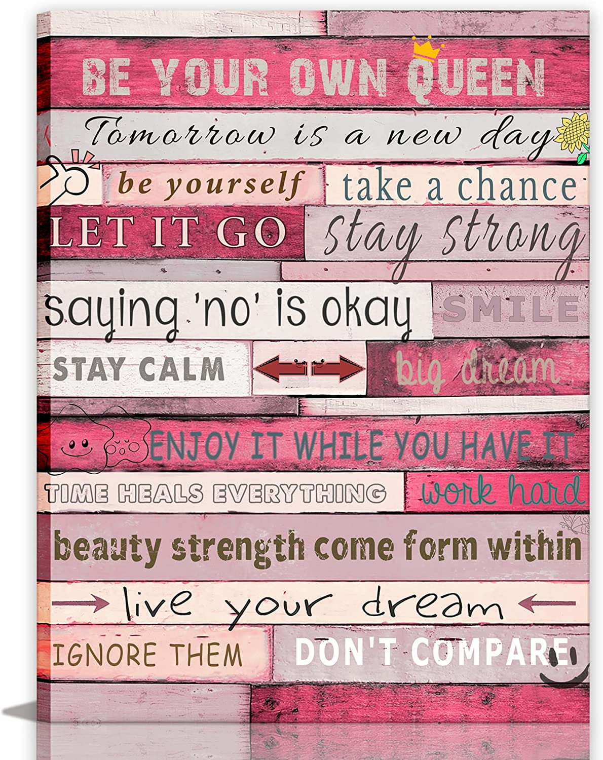 Jigsaw Puzzle for Adults -Motivational Quotes Women-Wooden Puzzles ...