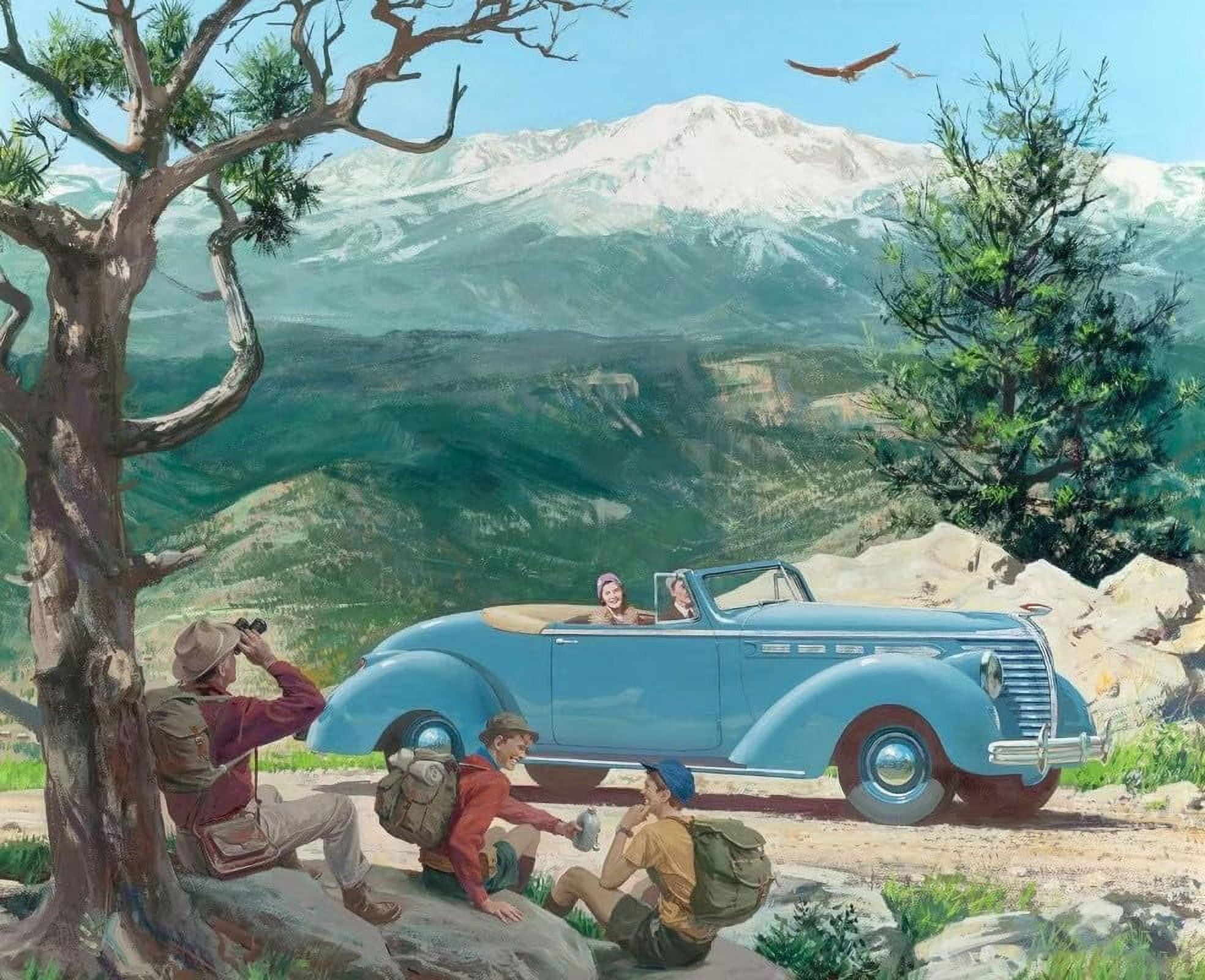 Jigsaw Puzzle for Adults, Mountain Climbing, Car, Landscape Challenging ...