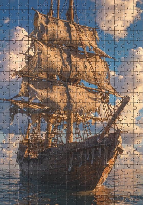 Jigsaw Puzzle Adults Ocean Sea Sailing Ship Challenging Educational ...