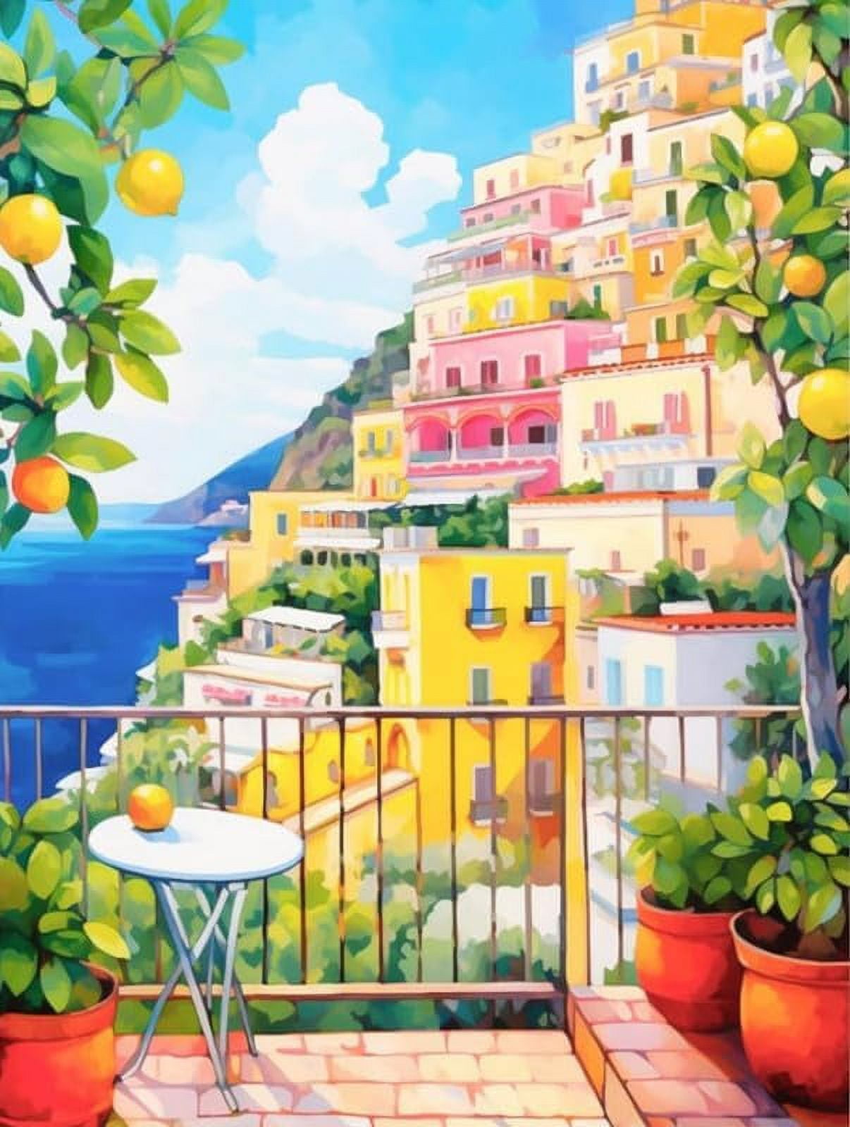 Jigsaw Puzzle for Adults, Positano Lemon Tree Amalfi Coast Travel ...