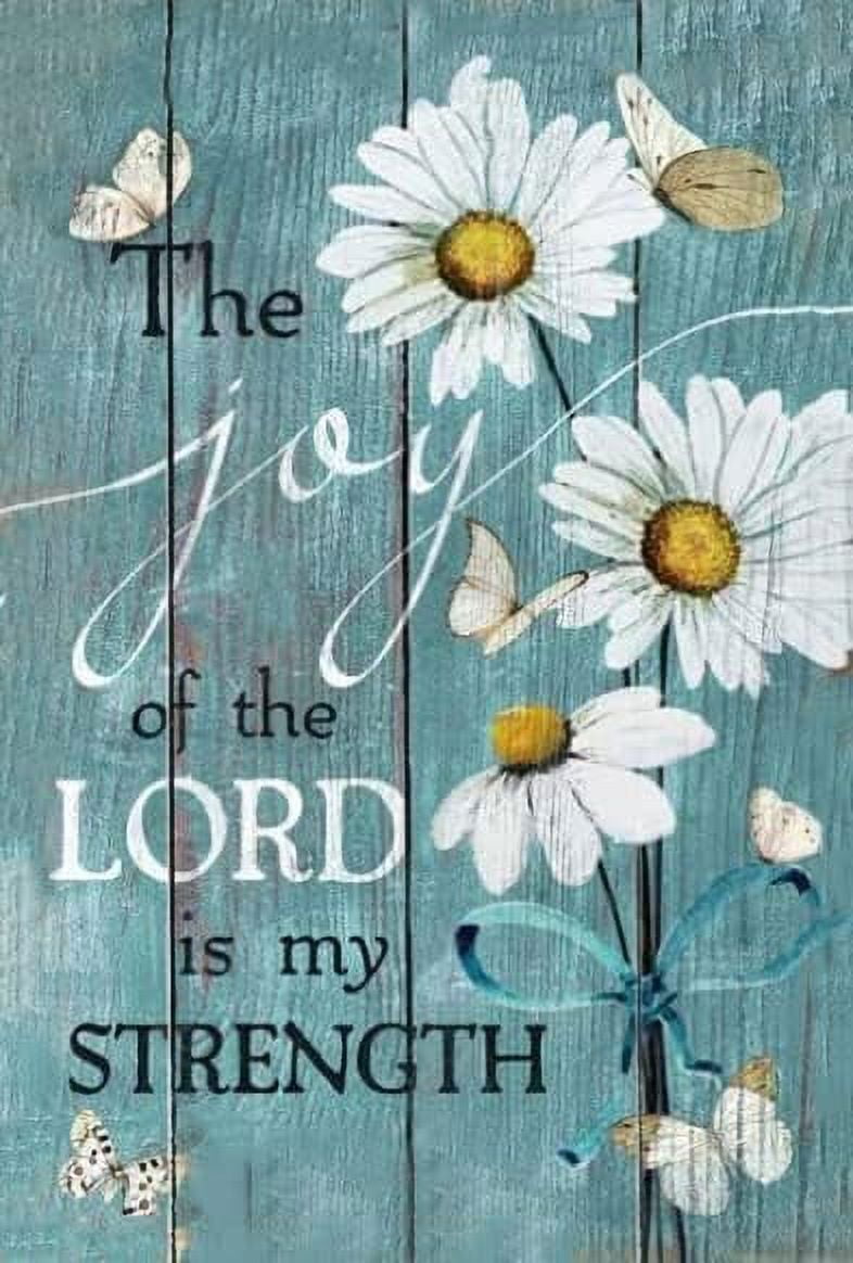 Jigsaw Puzzle for Adults, The Joy of The Lord is My Strength Daisy ...