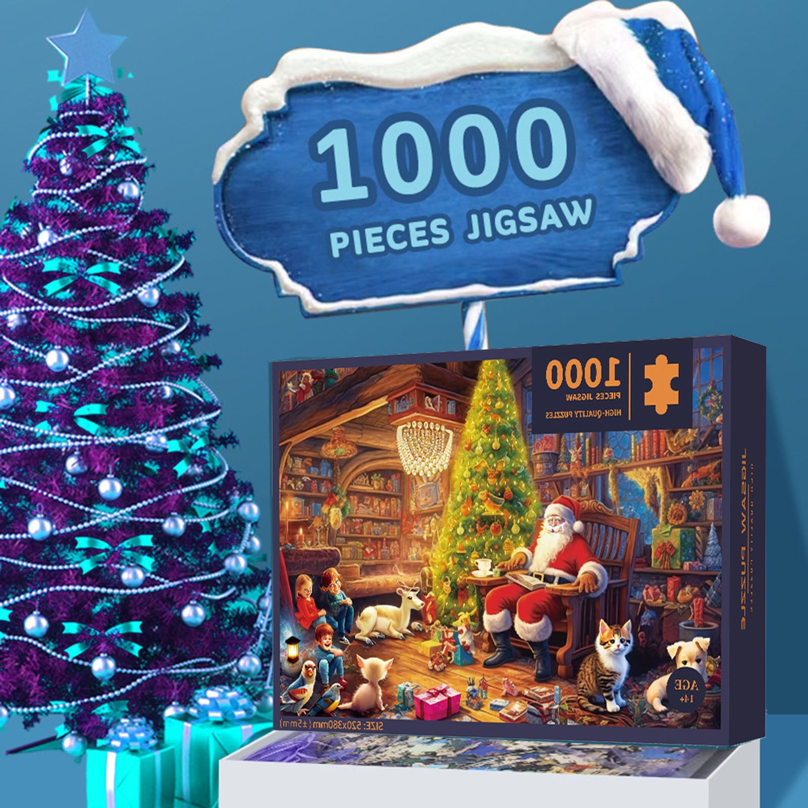 Jigsaw Puzzle Advent Calendar 2024 for Kids and Adults-1008 Pieces ...