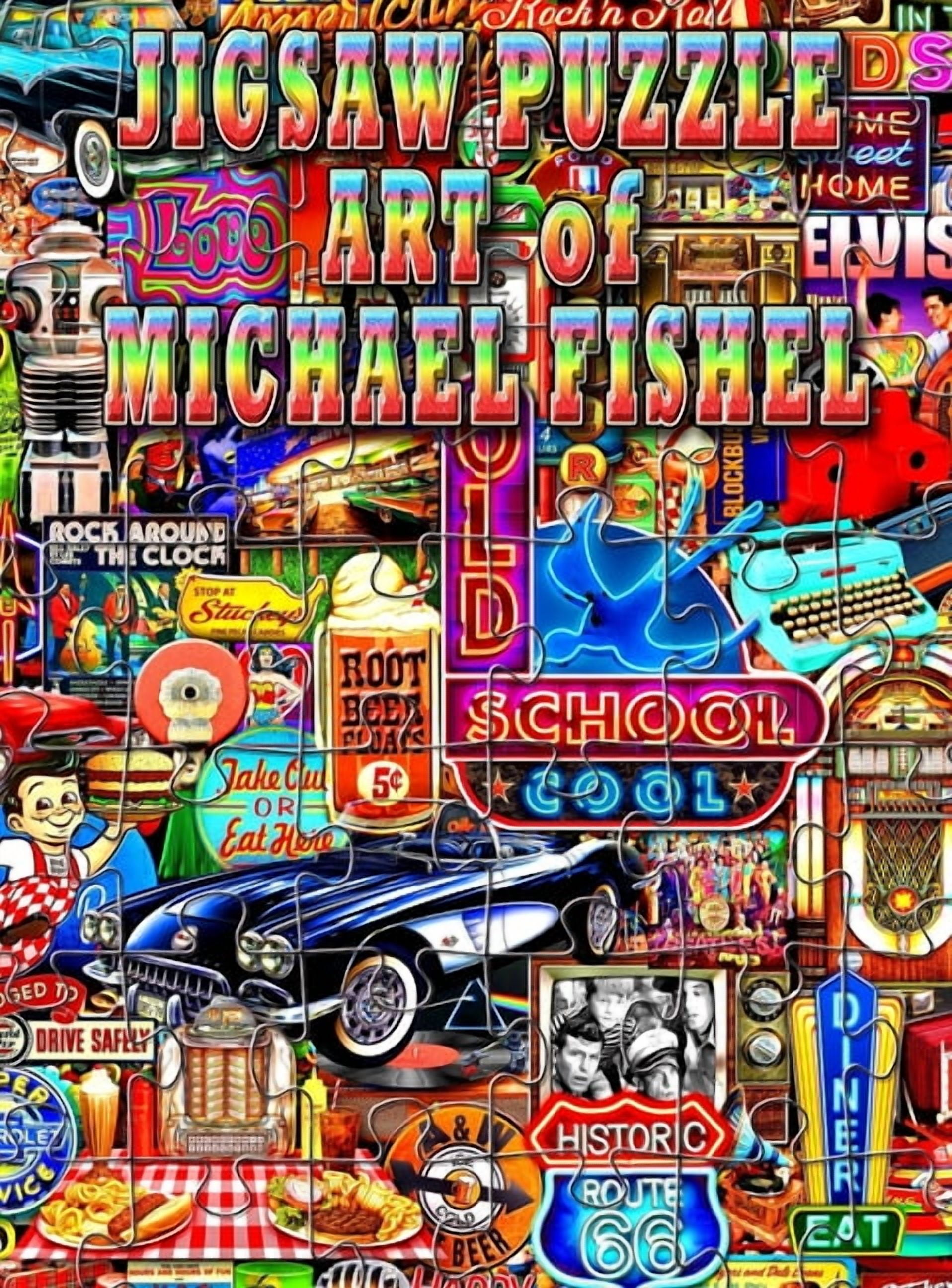 Jigsaw Puzzle Art of Michael Fishel, (Hardcover) - Walmart.com