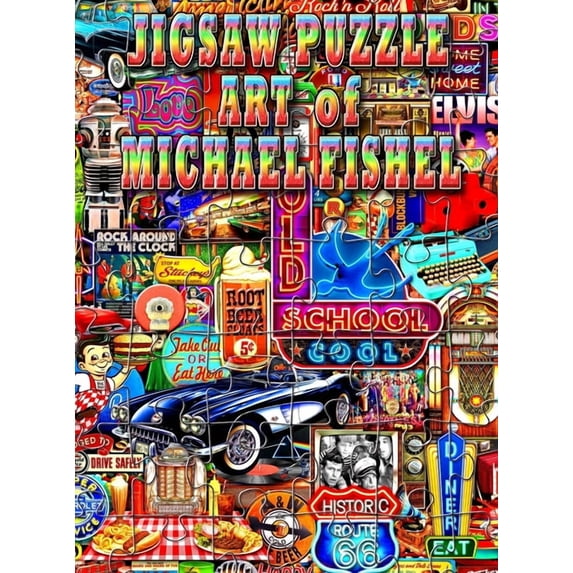Jigsaw Puzzle Art of Michael Fishel, (Hardcover) - Walmart.com