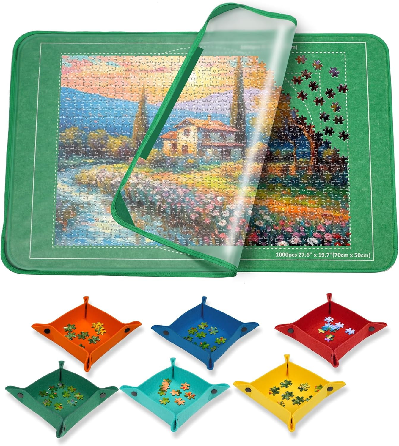 Jigsaw Puzzle Board - 1000 Pieces Storage, Puzzle Storage Board 32 x ...