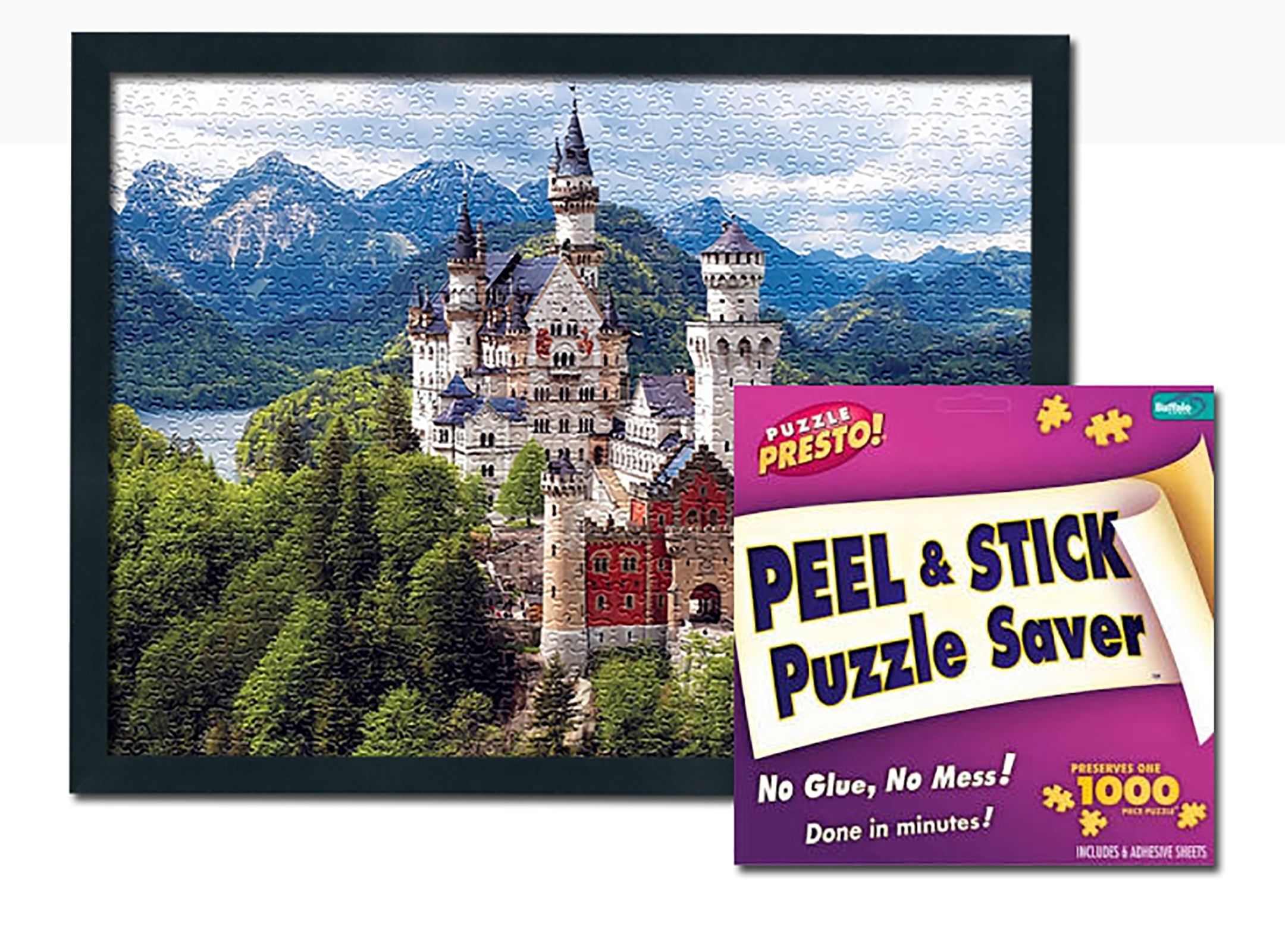 Jigsaw Puzzle Frame Kit - Made To Display Puzzles Measuring 26.5x38.5 ...