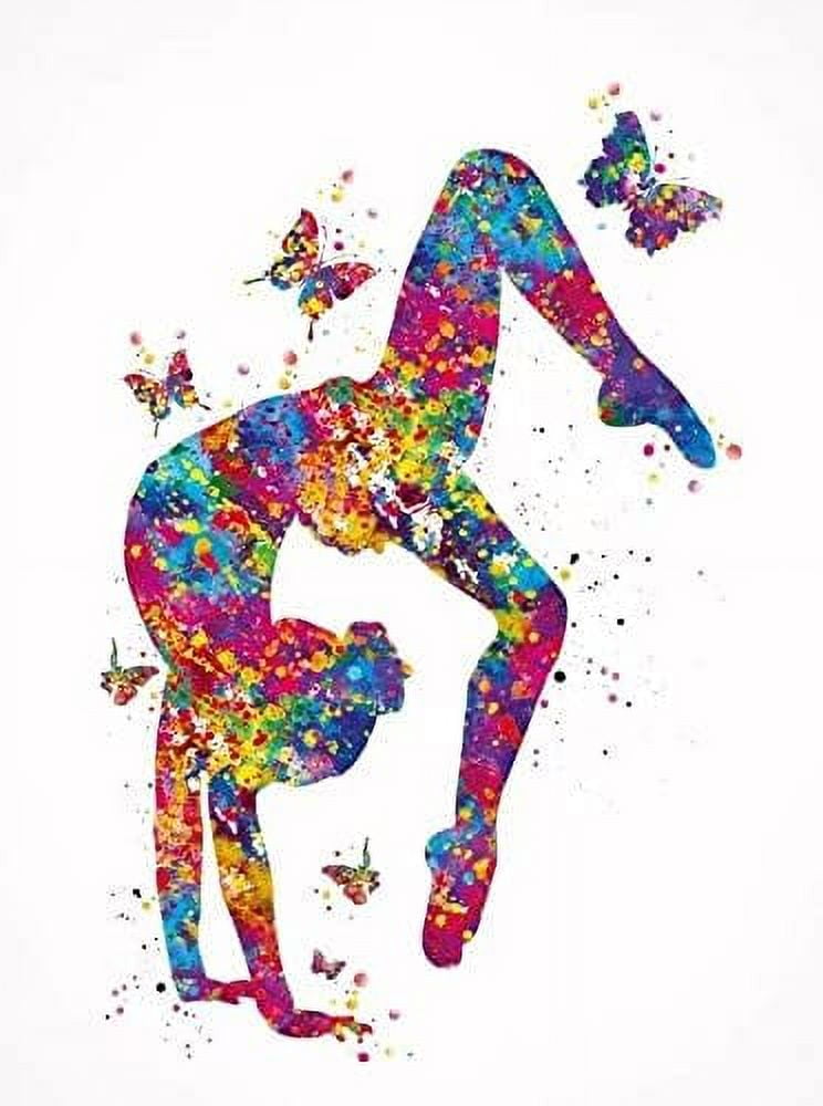 Jigsaw Puzzle Gymnastics Tumbling Butterfly School Supplies Challenge ...
