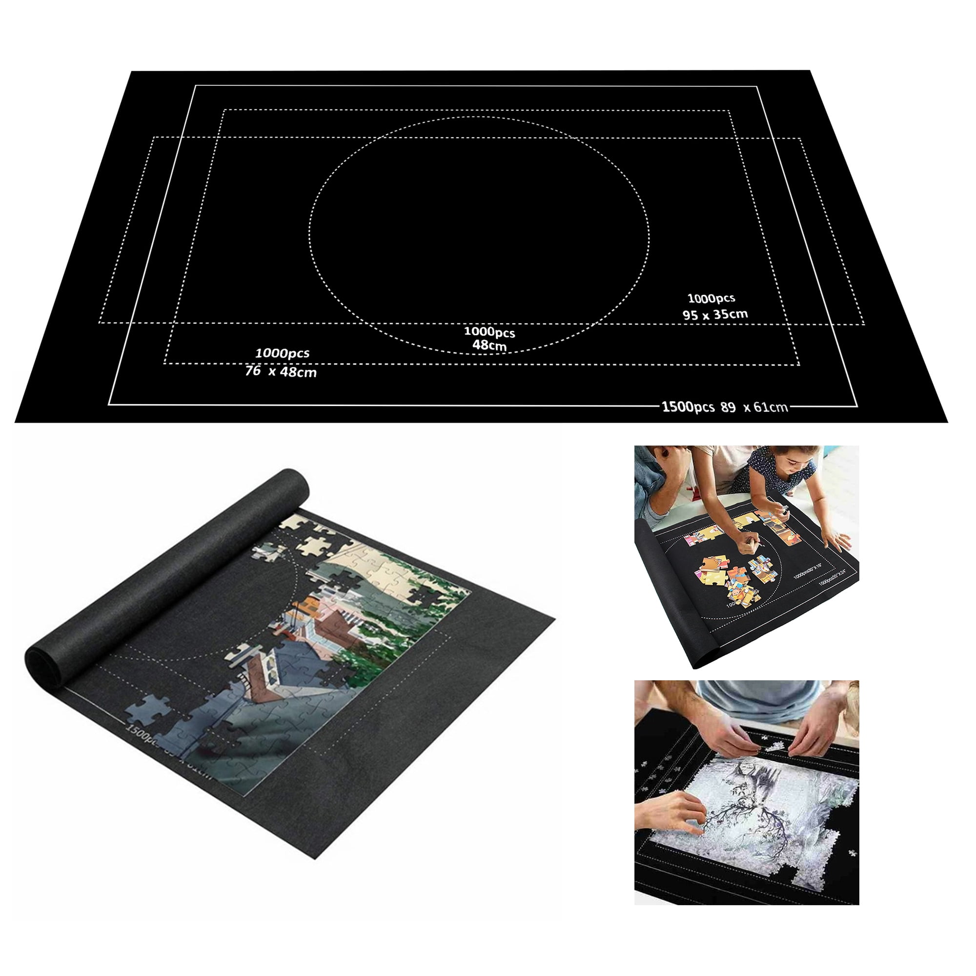Jigsaw Puzzle Mat, Portable Storage Roll Mat, Puzzle Saver Puzzle ...