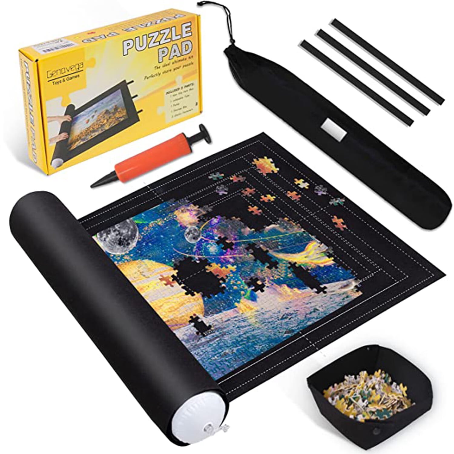 Jigsaw Puzzle Mat Roll Up - 2000 Pieces, 1500 1000 Pieces Saver Large ...