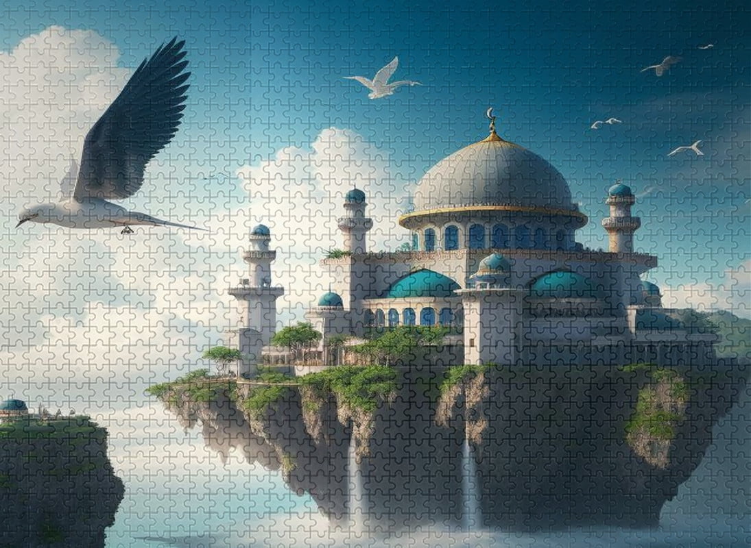 Jigsaw Puzzle Palestine Mosque Islamic Puzzles For Adults 1000 Pieces ...