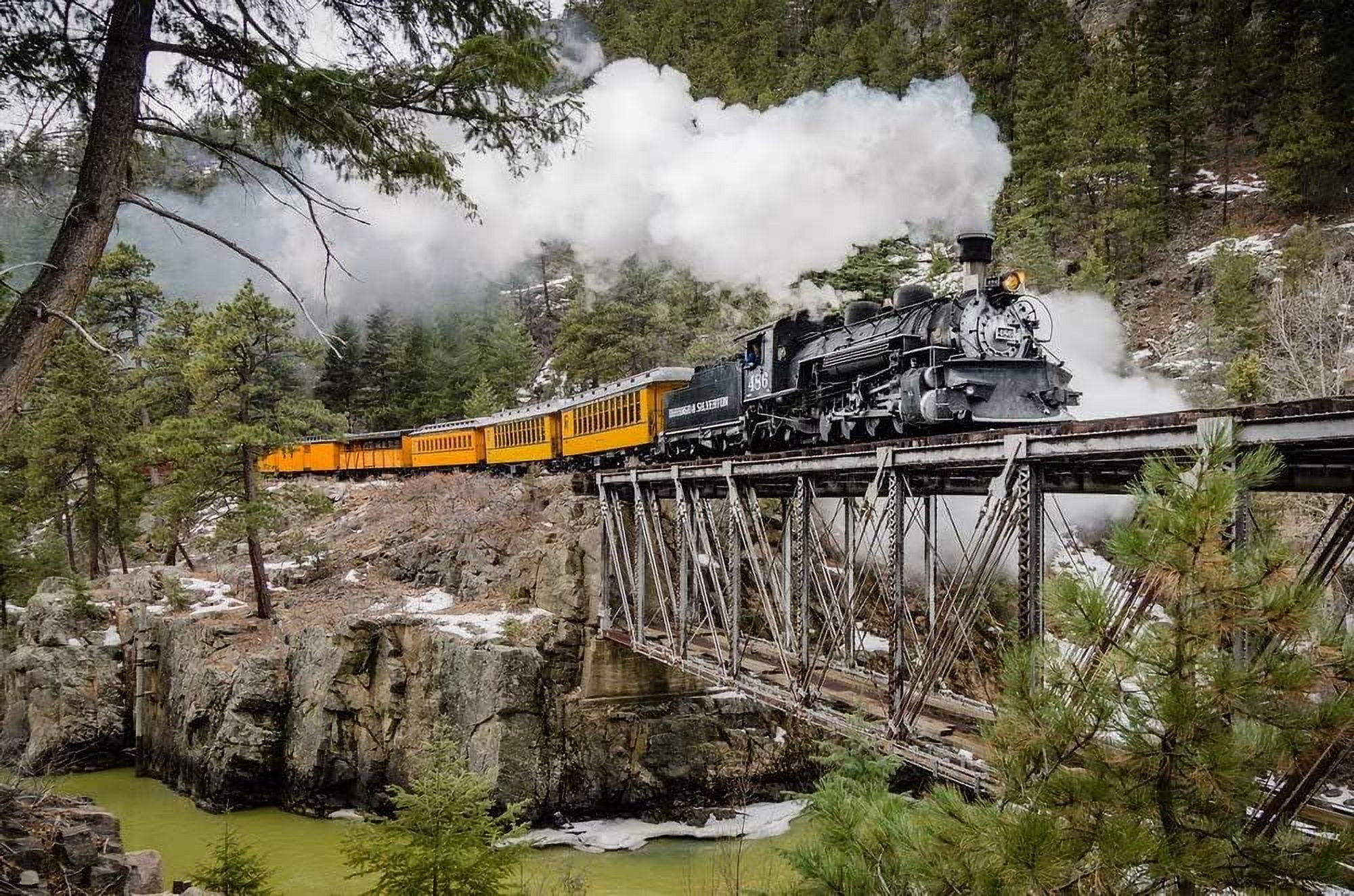 Jigsaw Puzzle Train Narrow Gauge Railroad Wooden Puzzles ，Puzzle for ...