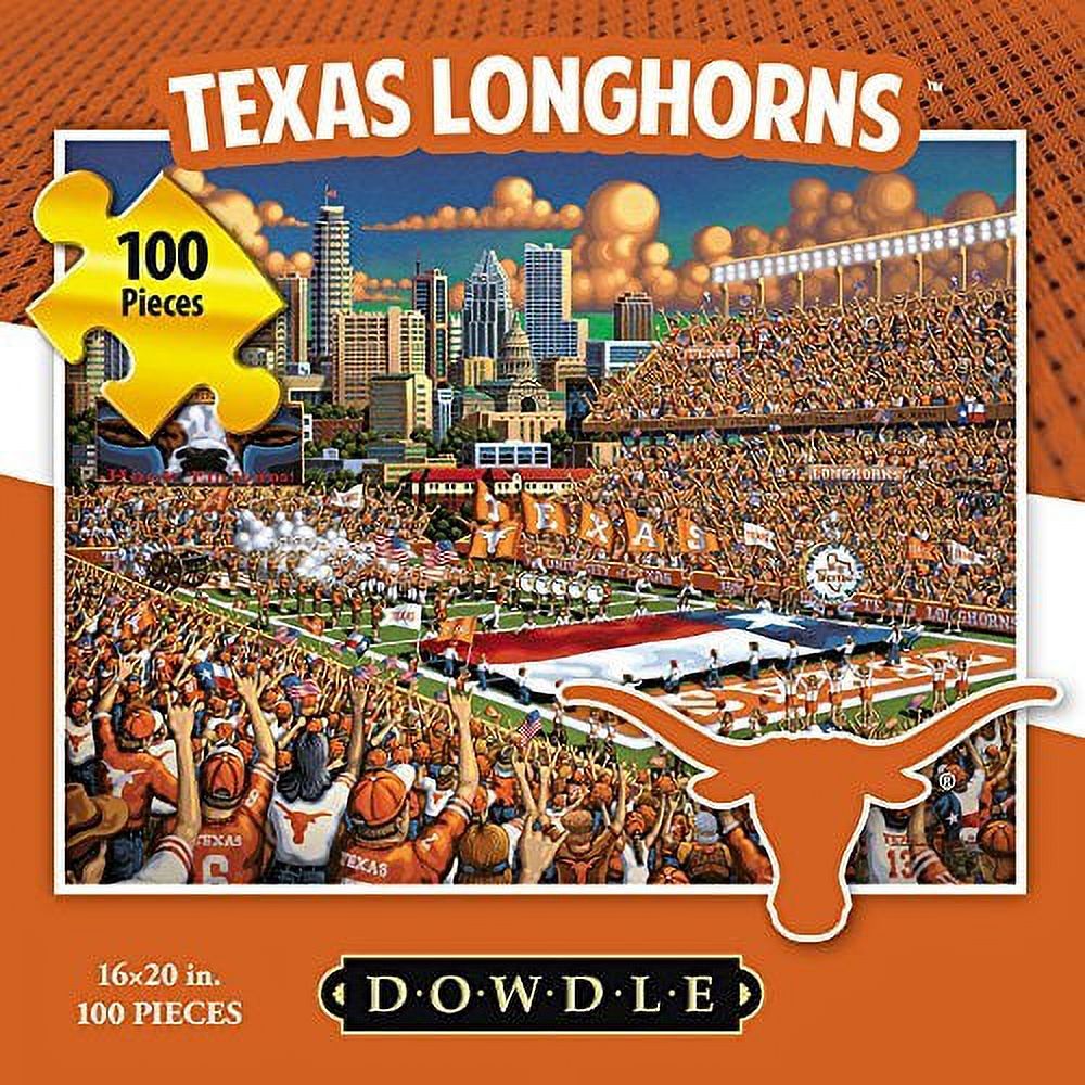 Jigsaw Puzzle - University of Texas Longhorns-UT-100 Pc By Dowdle Folk ...