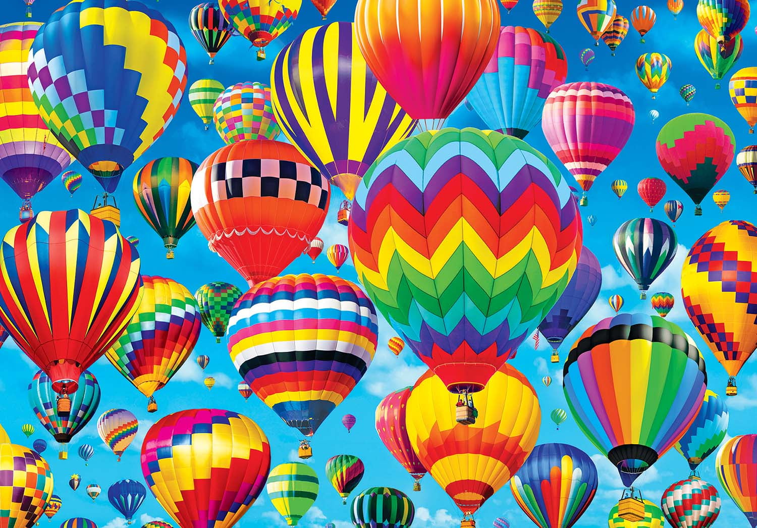 Jigsaw Puzzle for Adults 1000 Piece Balloons In Flight Wooden Puzzles ...
