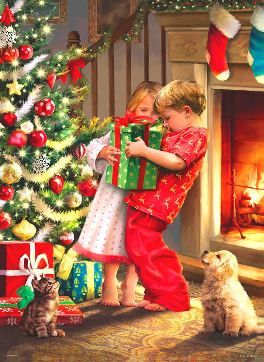 Jigsaw Puzzle for Adults 1000 Piece Chistmas Surprise Wooden Puzzles 29 ...