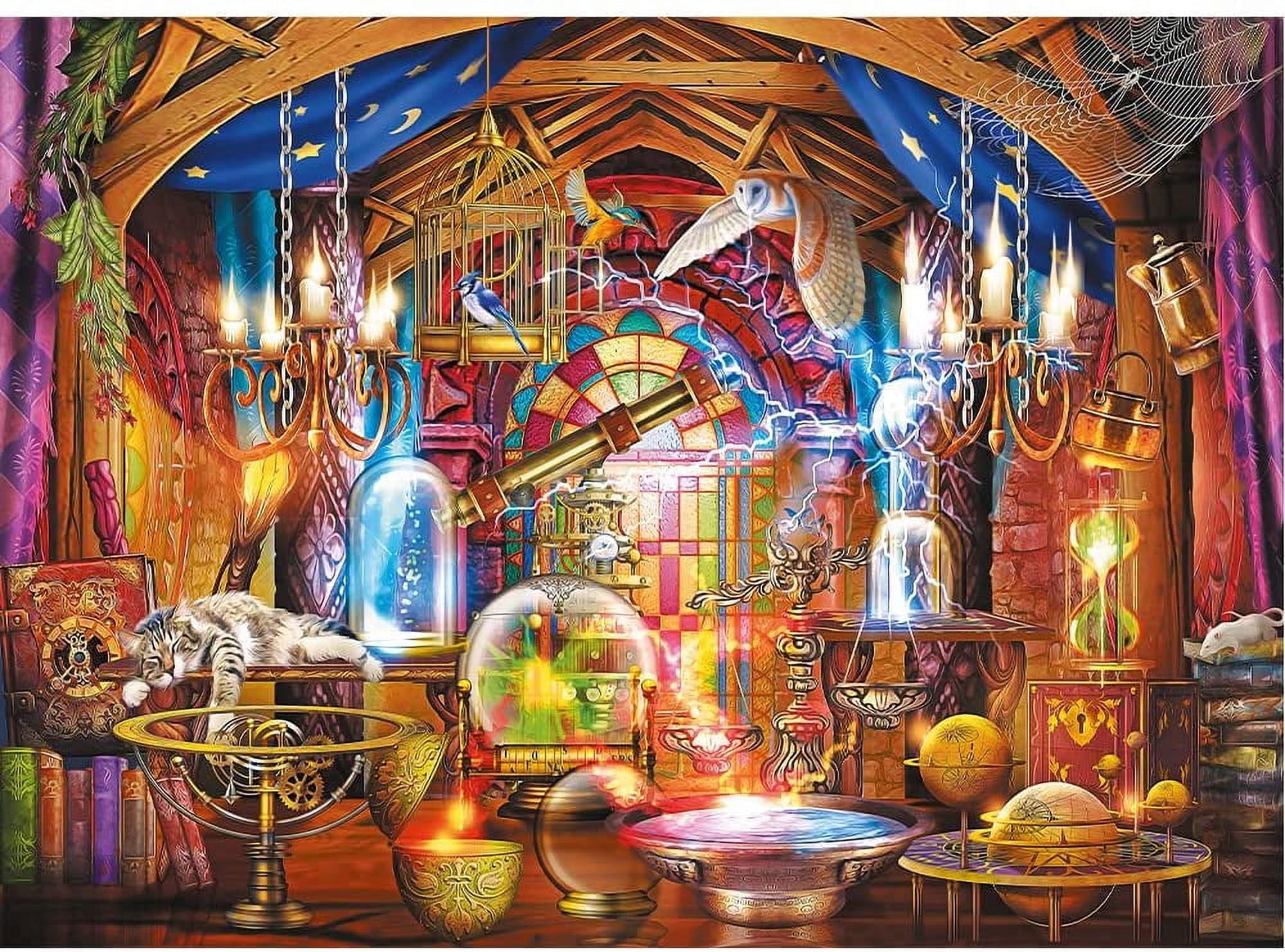 Jigsaw Puzzle for Adults 1000 Piece Magical Chamber Wooden Puzzles 29.5 X 19.6 inches/75 x 50 cm ...