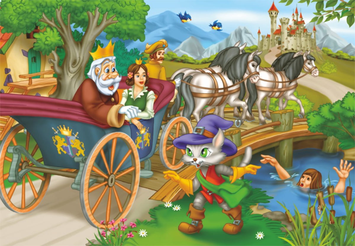 Jigsaw Puzzle for Adults 1000 Piece Puss In Boots Wooden Puzzles 29.5 X ...