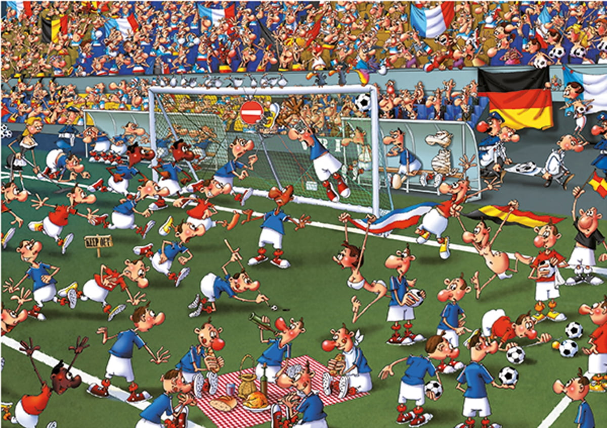 Jigsaw Puzzle for Adults 1000 Piece Soccer Wooden Puzzles 29.5 X 19.6 ...