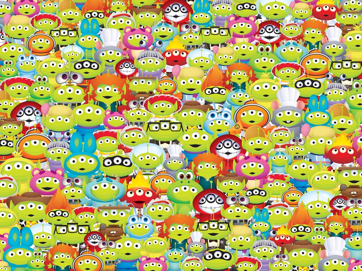 Jigsaw Puzzle for Adults 1000 Piece Toy Story - Aliens Wooden Puzzles ...