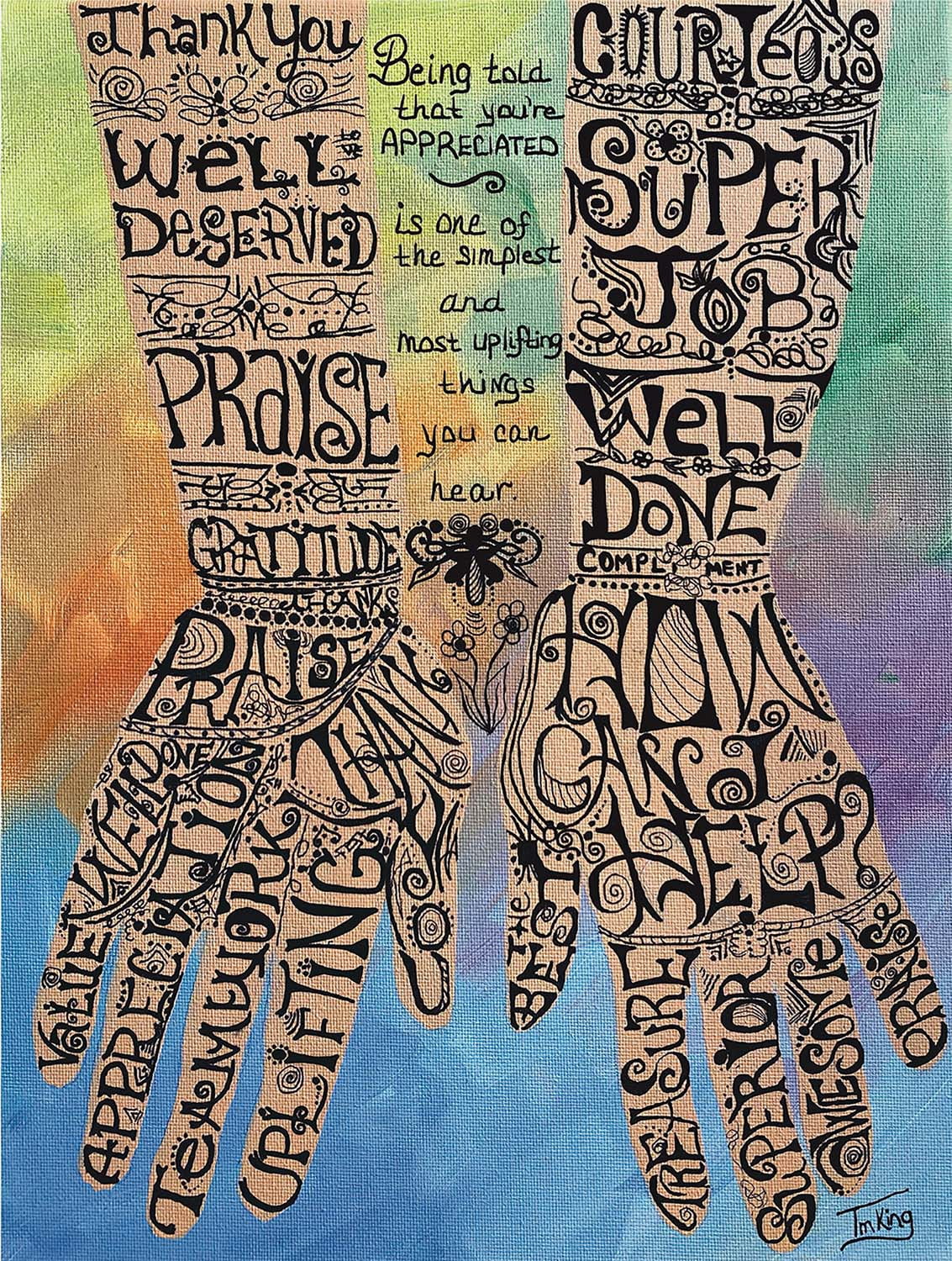 Jigsaw Puzzle for Adults 1000 Piece Words of Appreciation Wooden ...