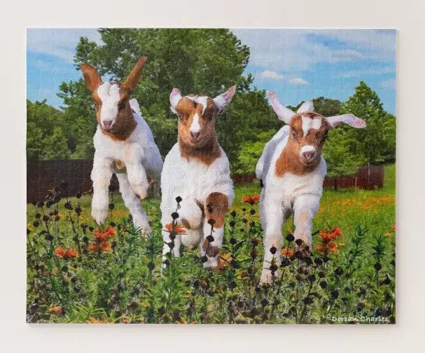 Jigsaw Puzzle for Adults - 300 Piece - Baby Goats Jigsaw Puzzle, Autism ...