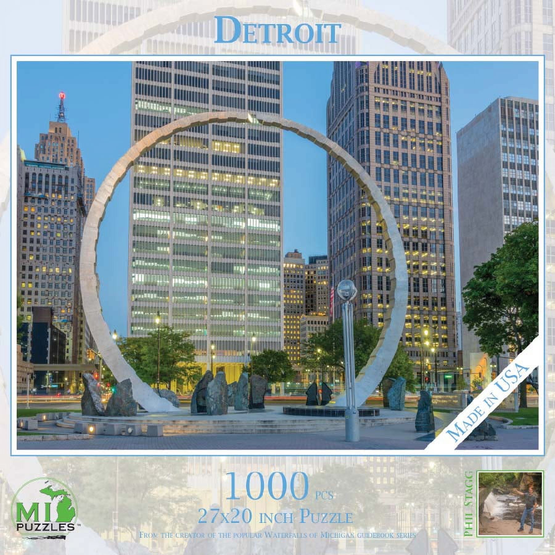 Jigsaw Puzzle for Adults 300 Piece Detroit Wooden Puzzles 15.7 X 11 ...