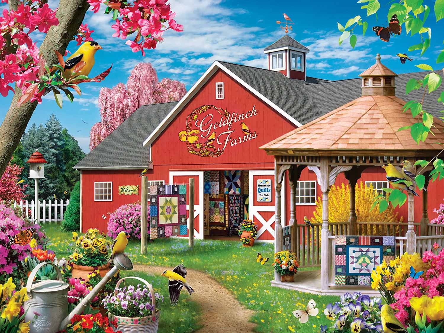 Jigsaw Puzzle for Adults 300 Piece Memory Lane - Goldfinch Farms Wooden ...