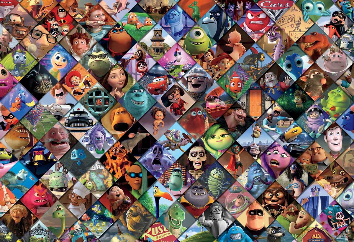 Jigsaw Puzzle for Adults 300 Piece Pixar Clips Wooden Puzzles 15.7 X 11 ...
