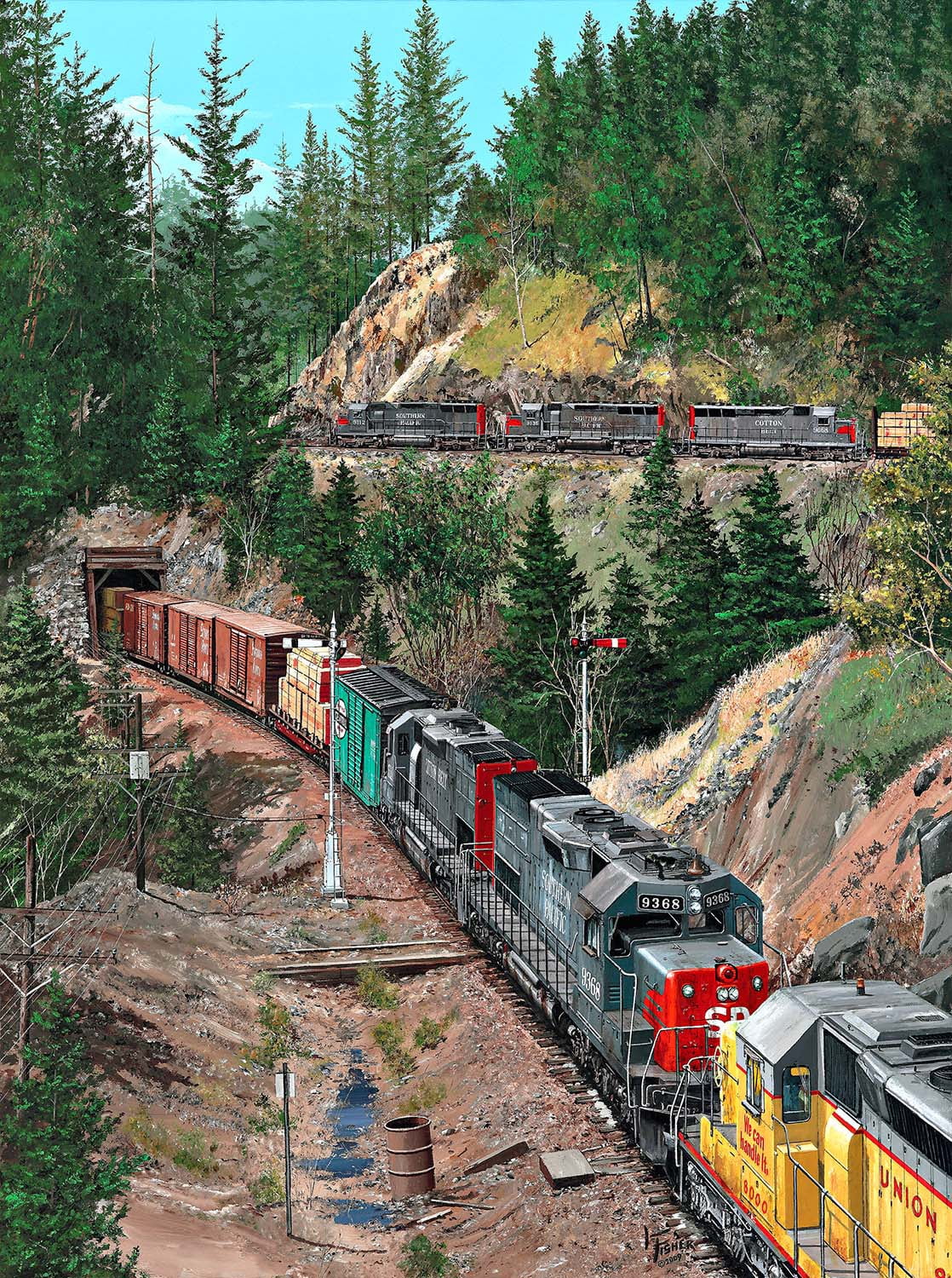 Jigsaw Puzzle for Adults 300 Piece Super Power over the Siskiyous ...