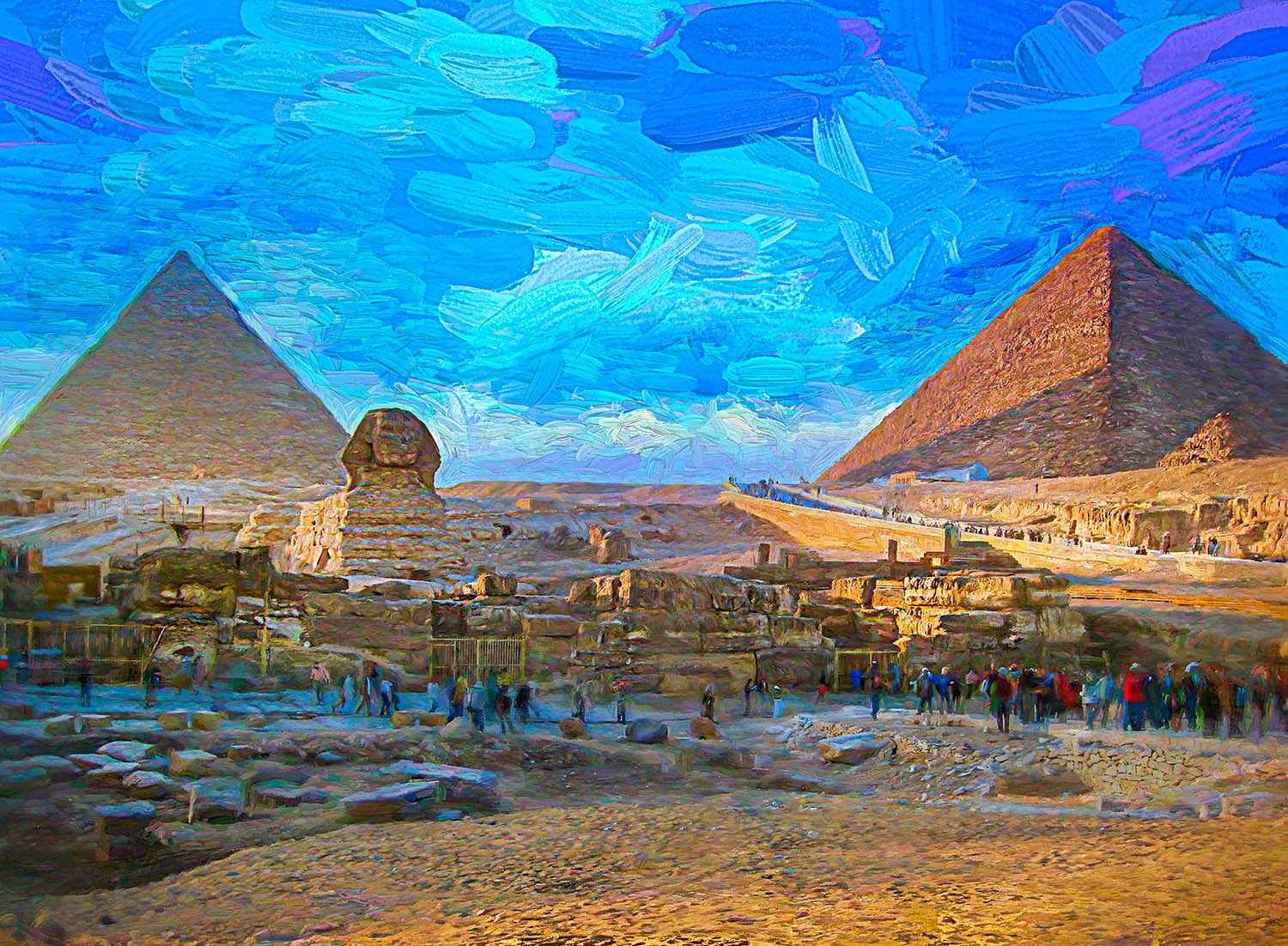 Jigsaw Puzzle for Adults 300 Piece The Great Sphinx and the Pyramids of ...