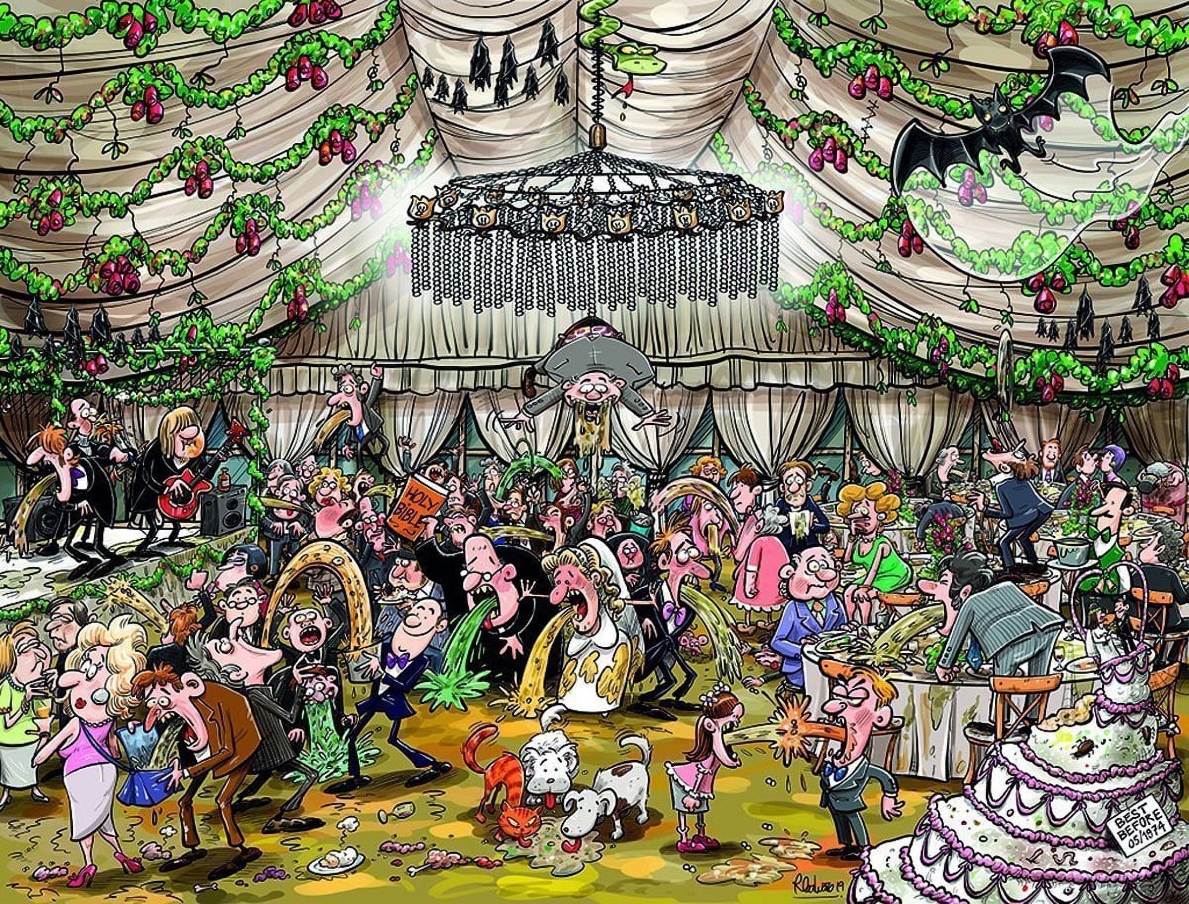 Jigsaw Puzzle for Adults 500 Piece Chaos at the Wedding Reception ...