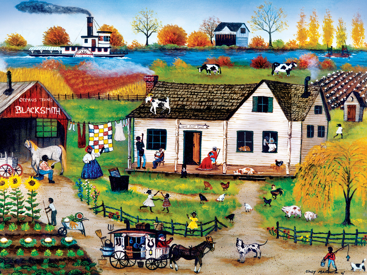 Jigsaw Puzzle for Adults 500 Piece Old Peddler Man Wooden Puzzles 20.4 ...