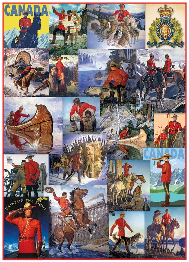 Jigsaw Puzzle for Adults 500 Piece Royal Canadian Mounted Police ...