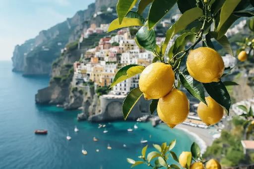 Jigsaw Puzzle for Adults, Amalfi Coast Lemon Tree Challenging ...