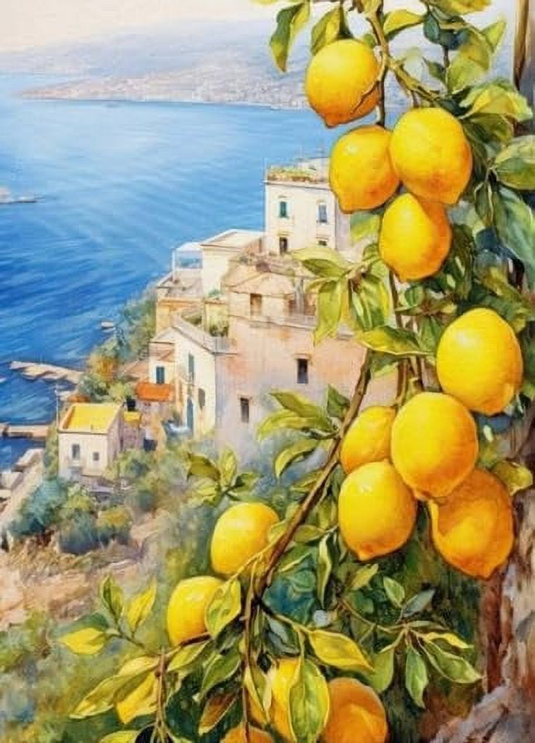 Jigsaw Puzzle for Adults, Amalfi Coast Lemon Tree Challenging ...